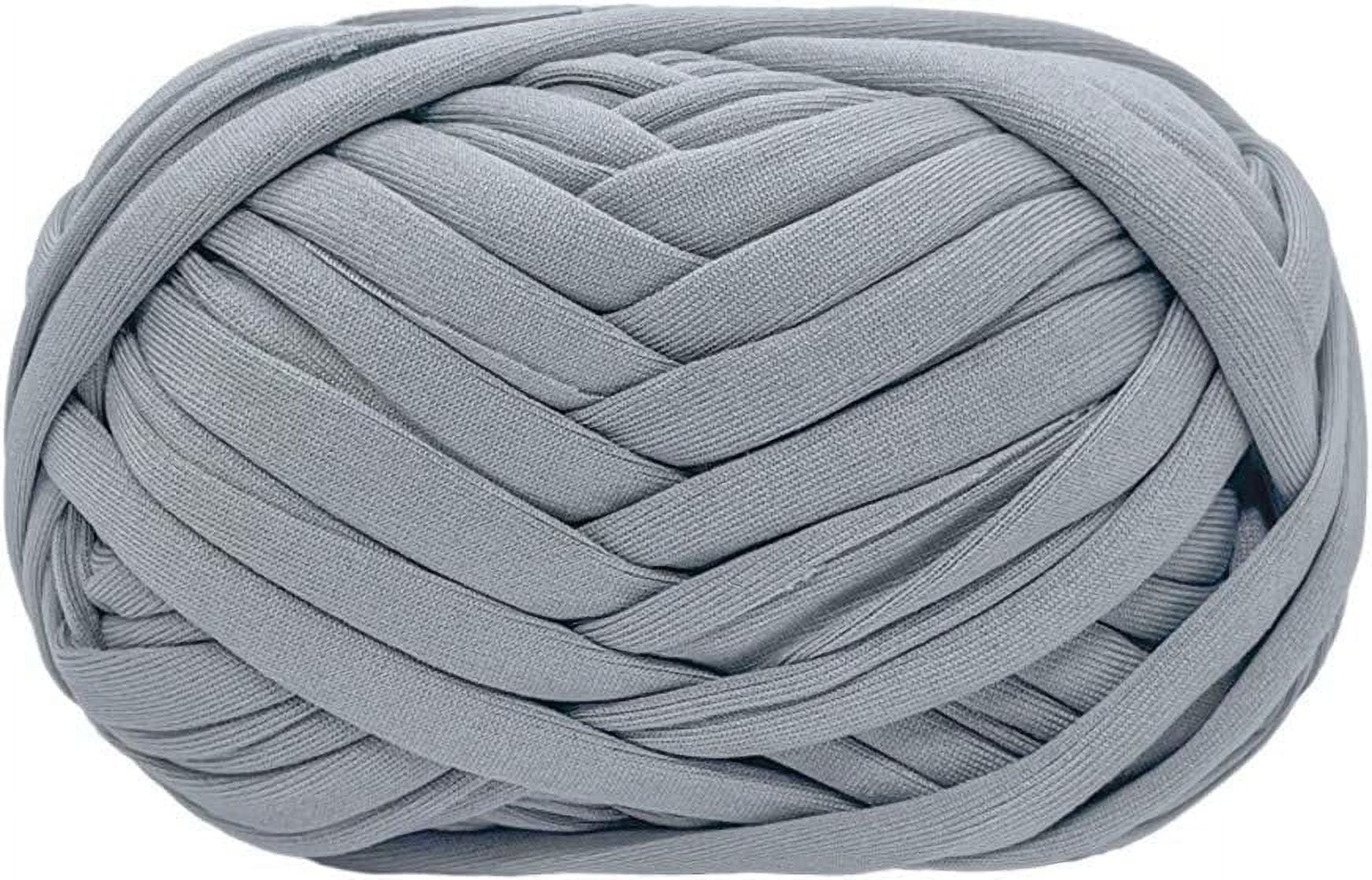 1Roll T-Shirt Yarn Knitting Yarn Fabric Crochet Cloth for Summer Hand ...