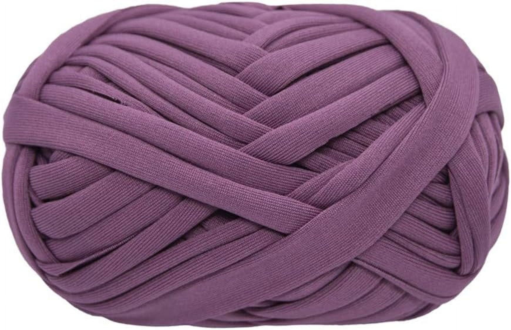 1Roll T-Shirt Yarn Knitting Yarn Fabric Crochet Cloth for Summer Hand ...