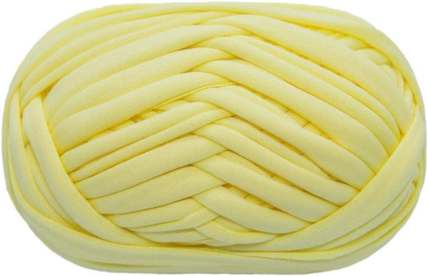 1Roll T-Shirt Yarn Knitting Yarn Fabric Crochet Cloth for Summer Hand ...