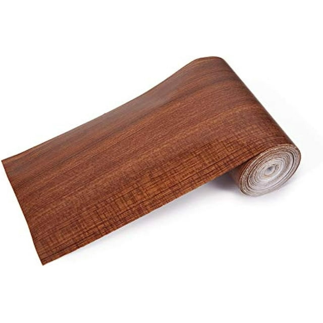 1Roll Wood Textured Adhesive Contact Paper Mahogany for Door Floor ...