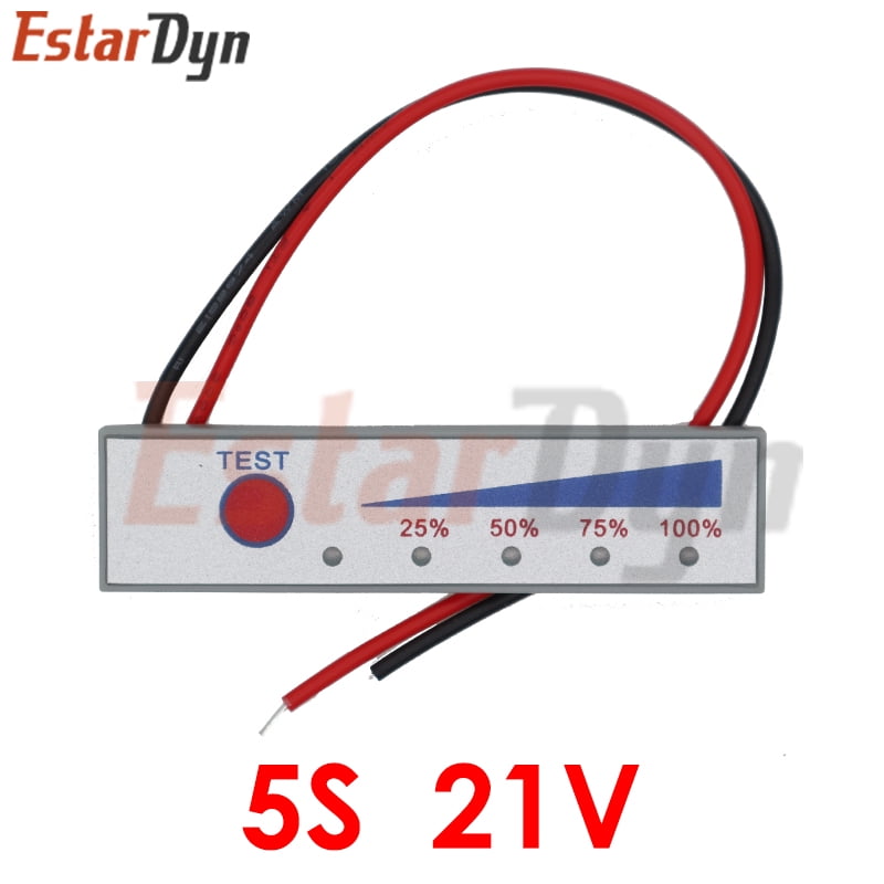 1S-5S 4.2V-21V Li-ion Lithium Battery Capacity Indicator Board Charging ...