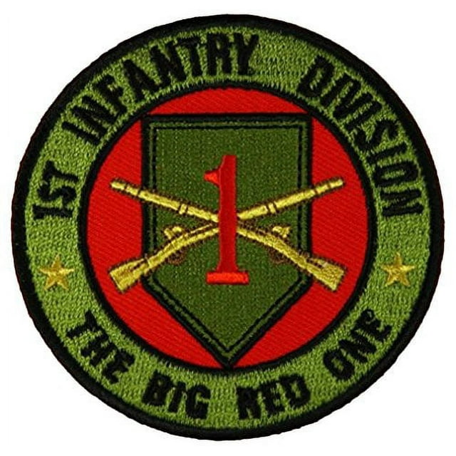 1ST INFANTRY DIVISION THE BIG RED ONE ROUND PATCH - Color - Veteran Owned Business. - Walmart.com