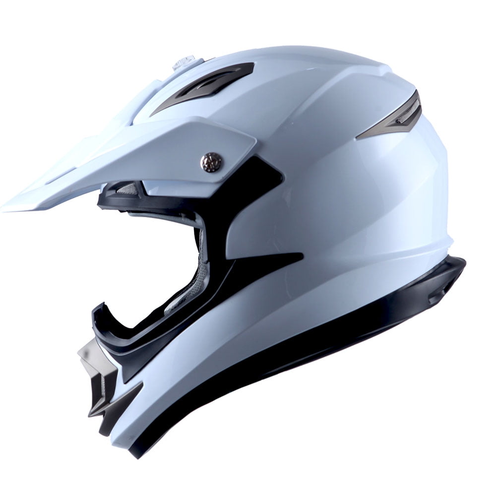 1STORM MOTORCYCLE BIKE FULL FACE HELMET HGXP14B BOOSTER GLOSSY WHITE ...