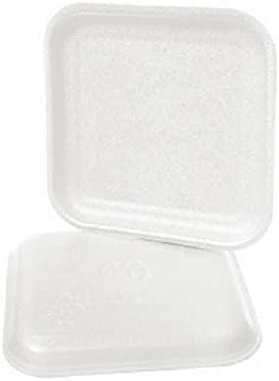 CKF 1SW, #1S White Foam Meat Trays, Disposable Standard Supermarket ...