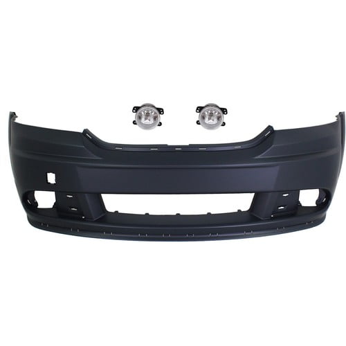 1SW02TZZAC-PFM, 5182026AA CAPA Bumper Covers Fascias Set of 3 Front for ...