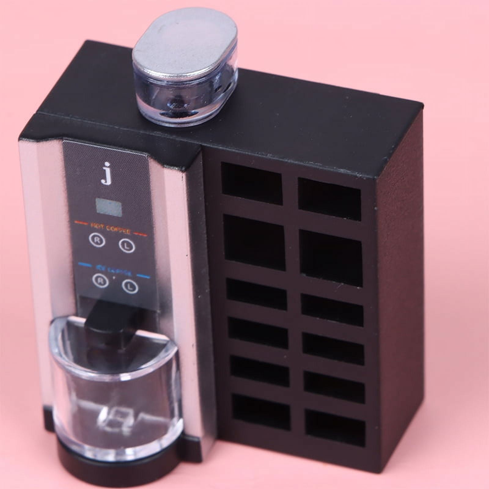 1Set 1:12 Miniature Coffee Maker with Coffee Cups Dollhouse Coffee ...
