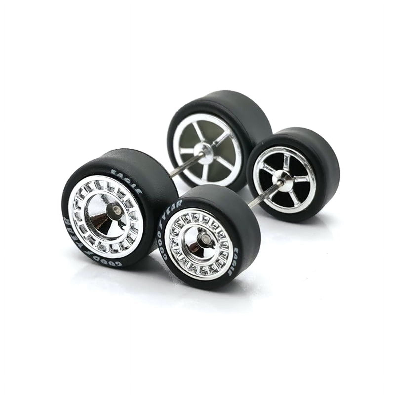 1Set 1/64 Alloy Car Staggered Front Small Rear Large Wheel 11.2mm+13mm ...