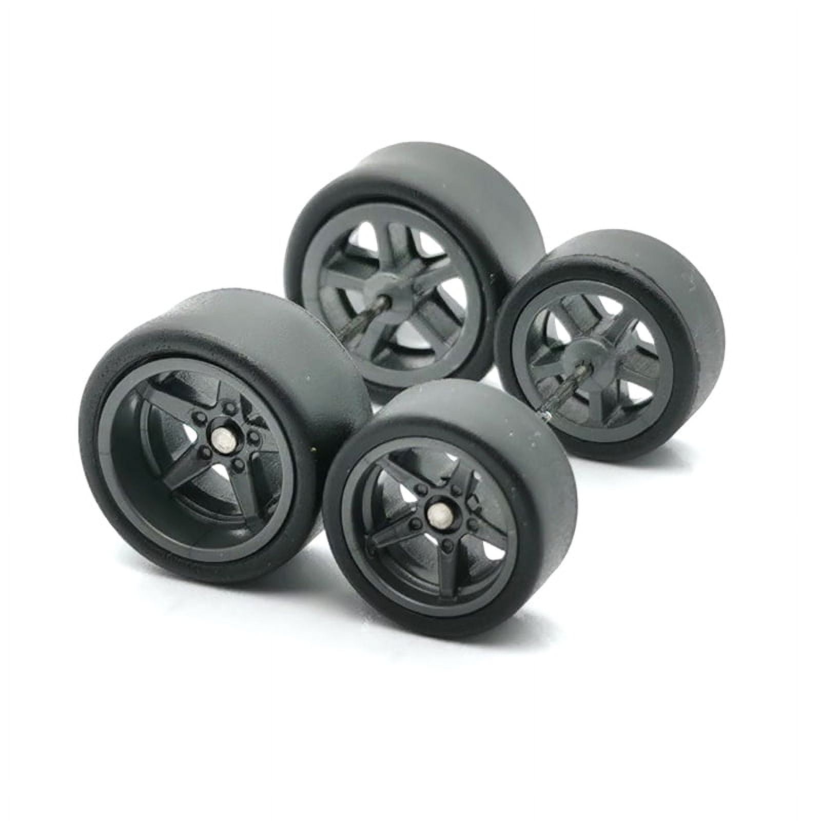 1Set 1/64 Alloy Car Staggered Front Small Rear Large Wheel 11.2mm+13mm ...