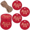 1Set 100Pcs Mother's Day Flat Round Gold Stamp Word Happy Mother' Day ...