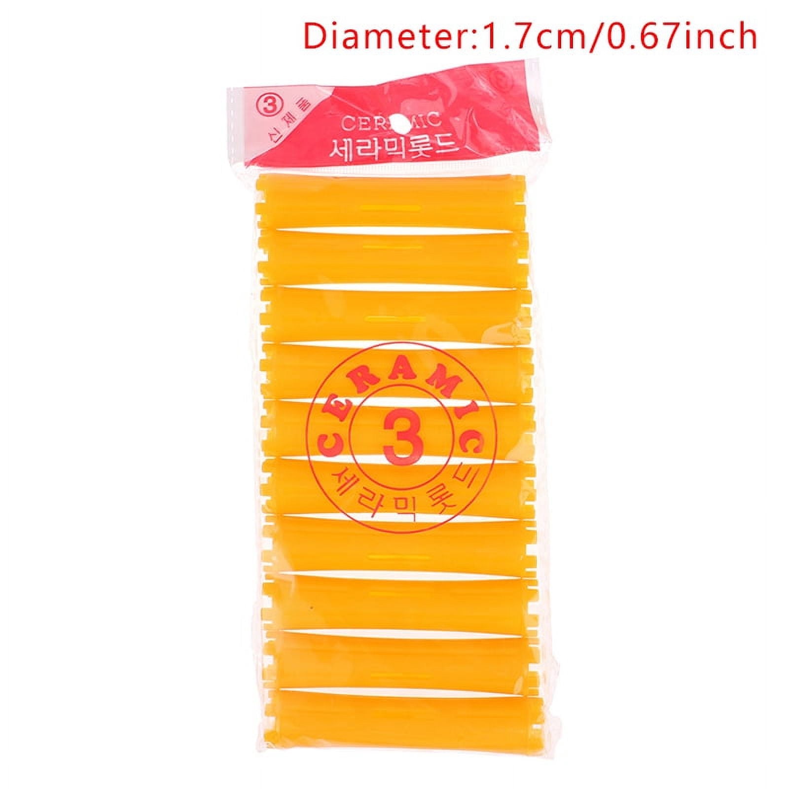1Set 11 Sizes Hair Perm Rods Kit Cold Permanent Bar Plastic Curlers ...