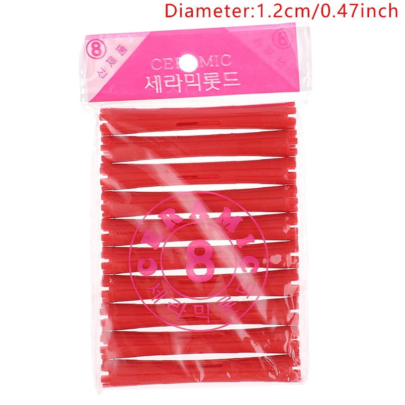 1Set 11 Sizes Hair Perm Rods Kit Cold Permanent Bar Plastic Curlers ...