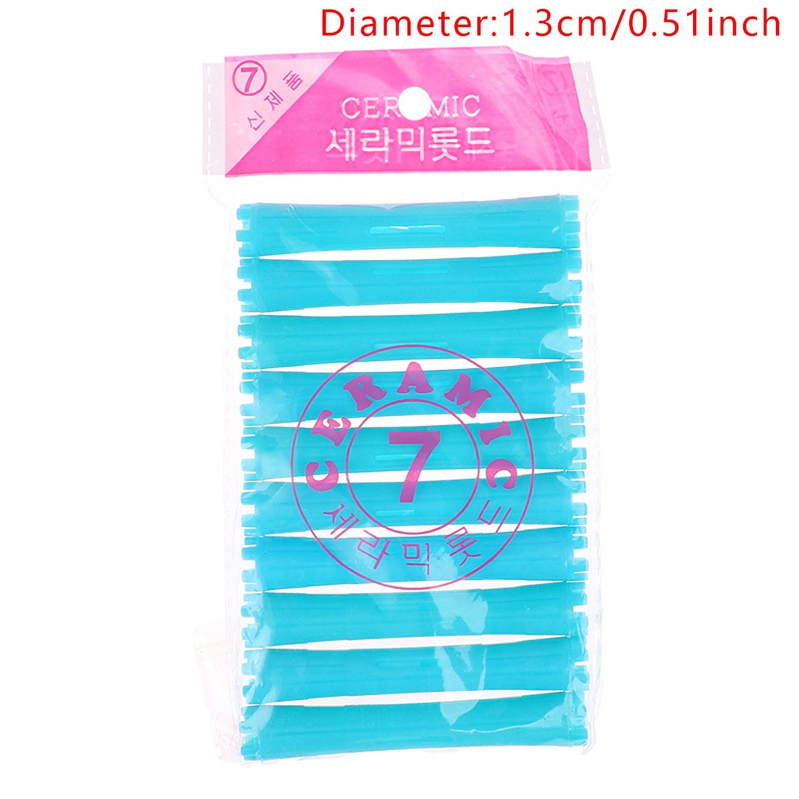 1Set 11 Sizes Hair Perm Rods Kit Cold Permanent Bar Plastic Curlers ...