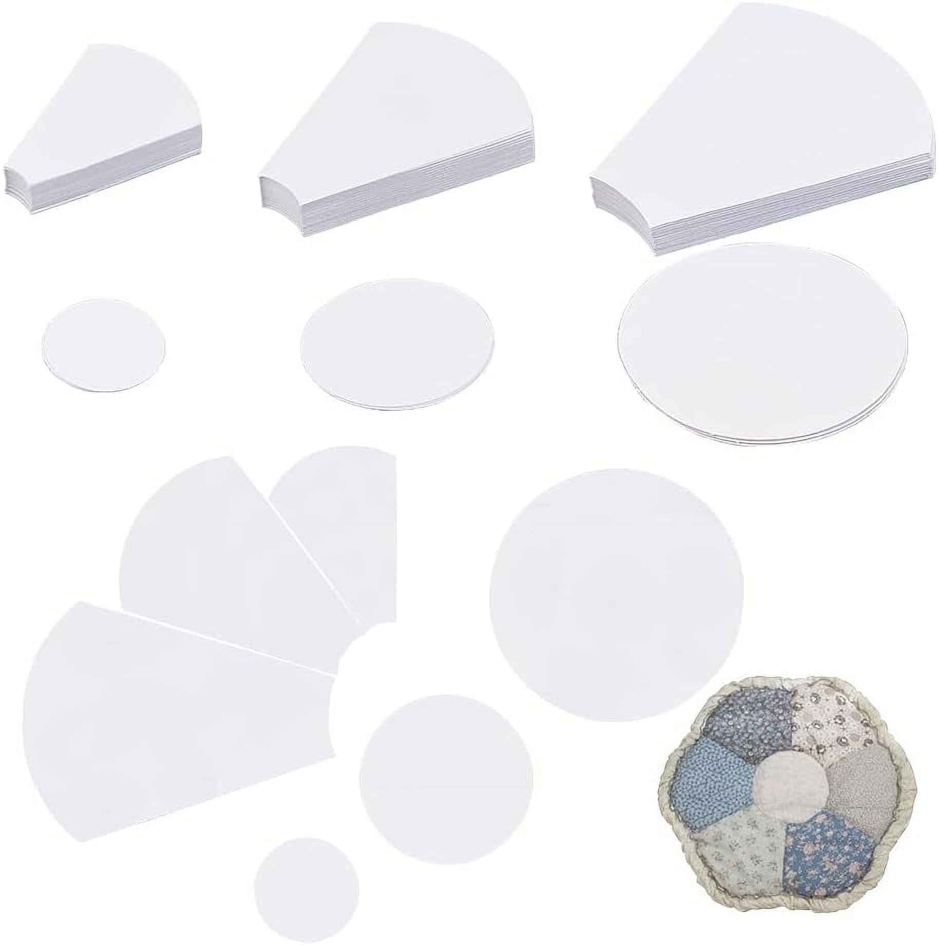 1Set 132 Pcs 3 Sizes English Paper Piecing Flower Shape Paper Piecing ...