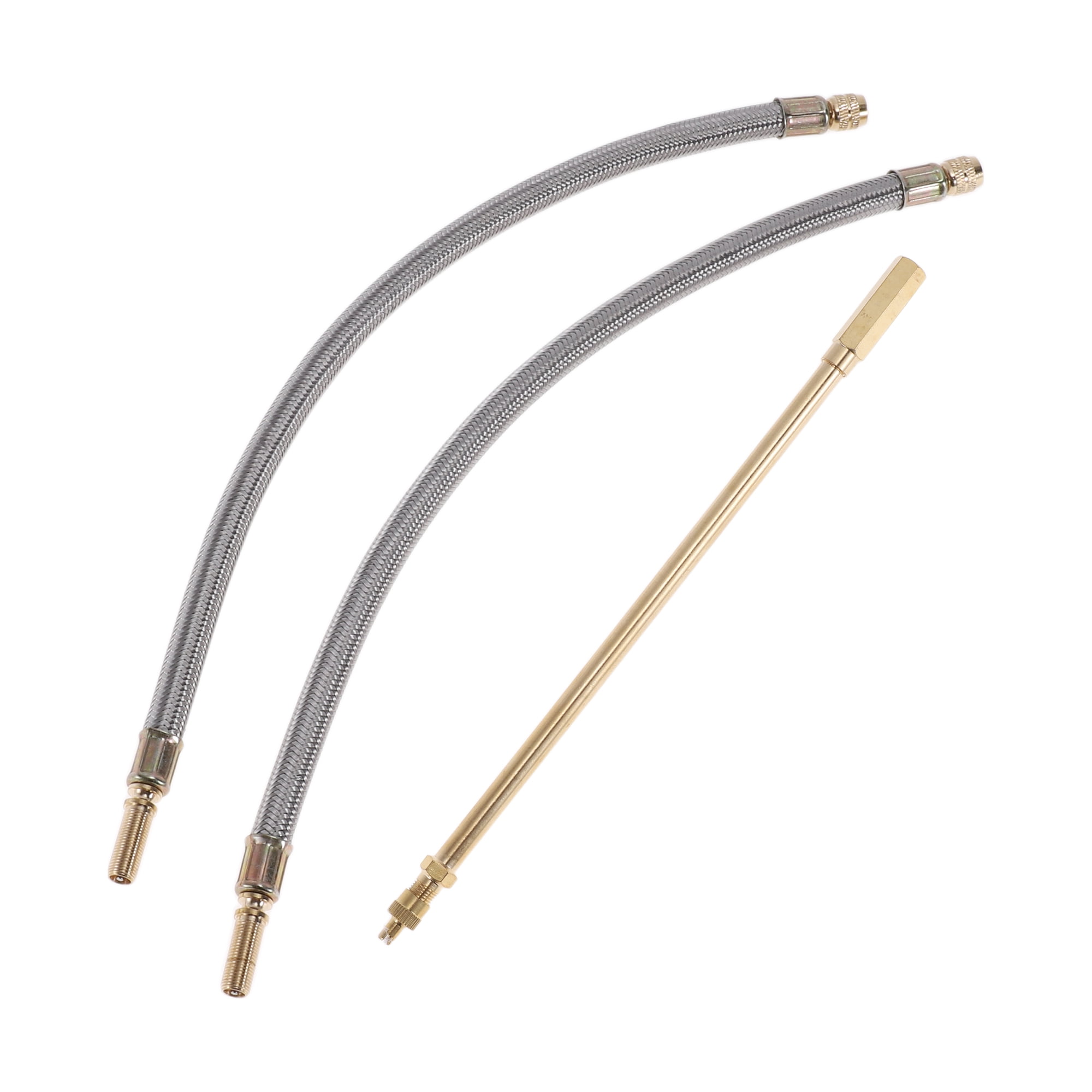1Set 180 Dergees Copper Tire Valve Extension with Durable Stainless ...