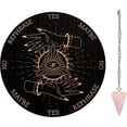 1Set 1Pc Wood Pendulum Board 1Pc 304 Stainless Steel Cable Chain ...