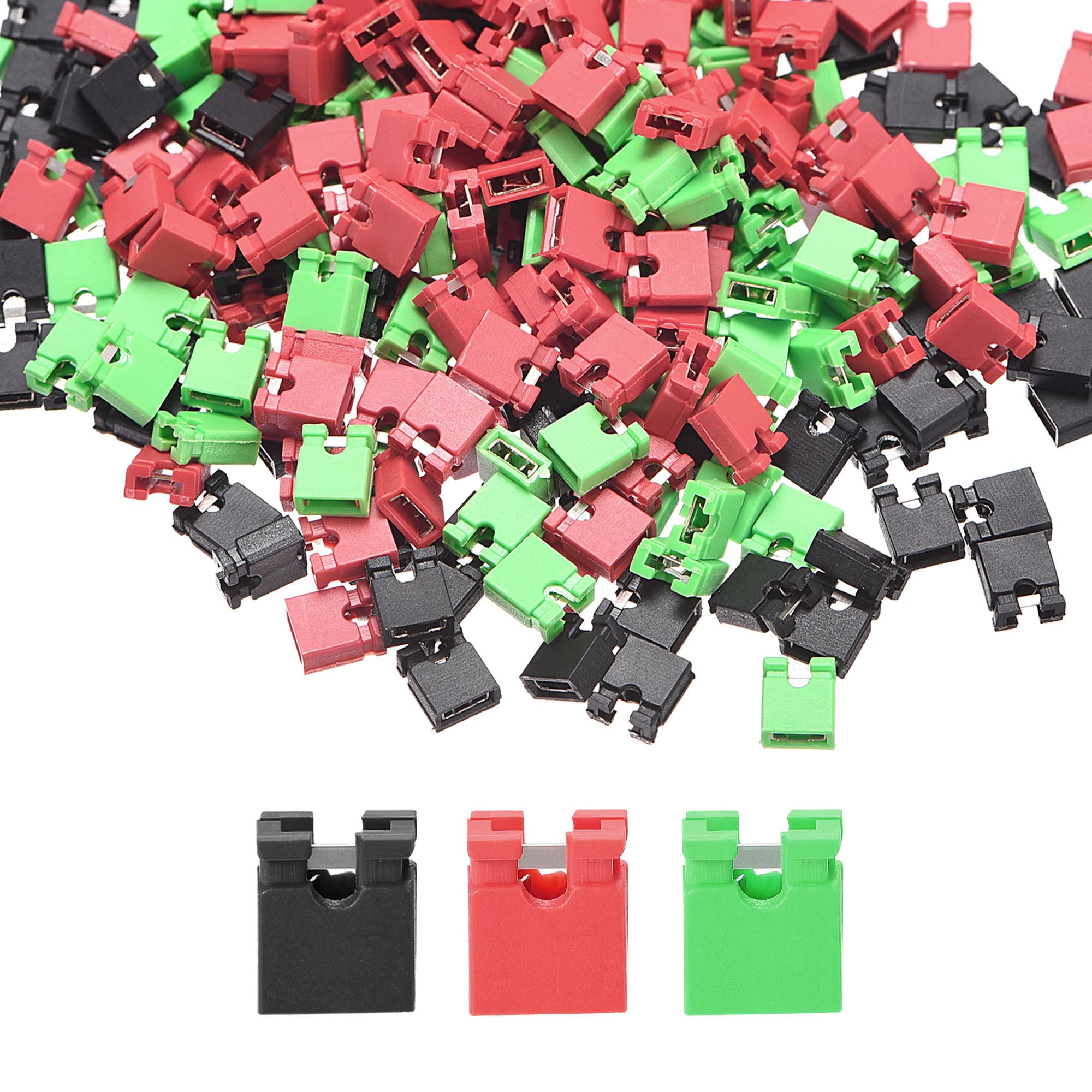 1Set 2.54mm Pin Header Jumper Cap,Short Circuit Connection Cap Mini ...