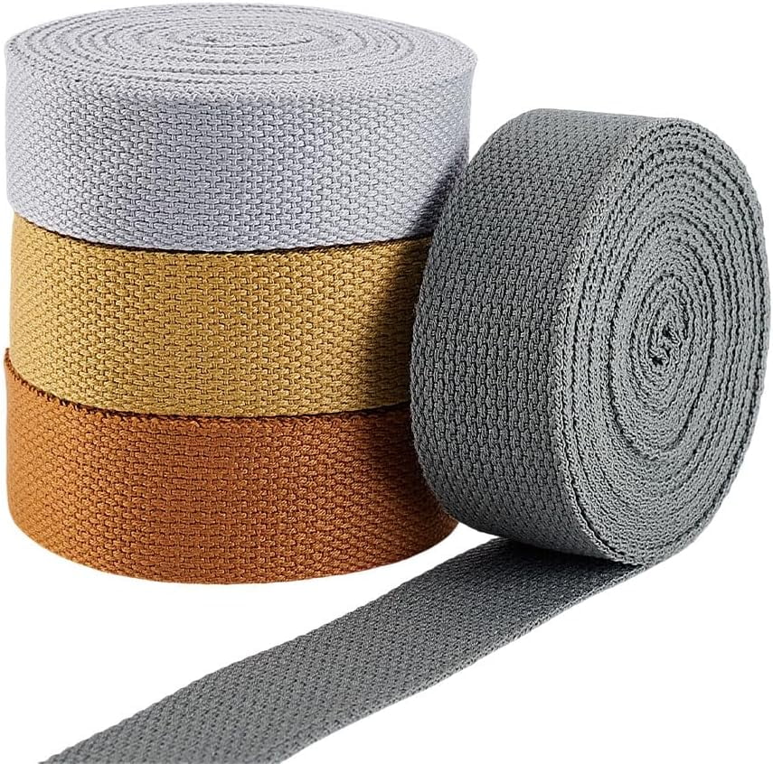 1Set 20 Yards/ 18.3m Cotton Webbing Sewing Twill Ribbon 1.3 inch Heavy ...