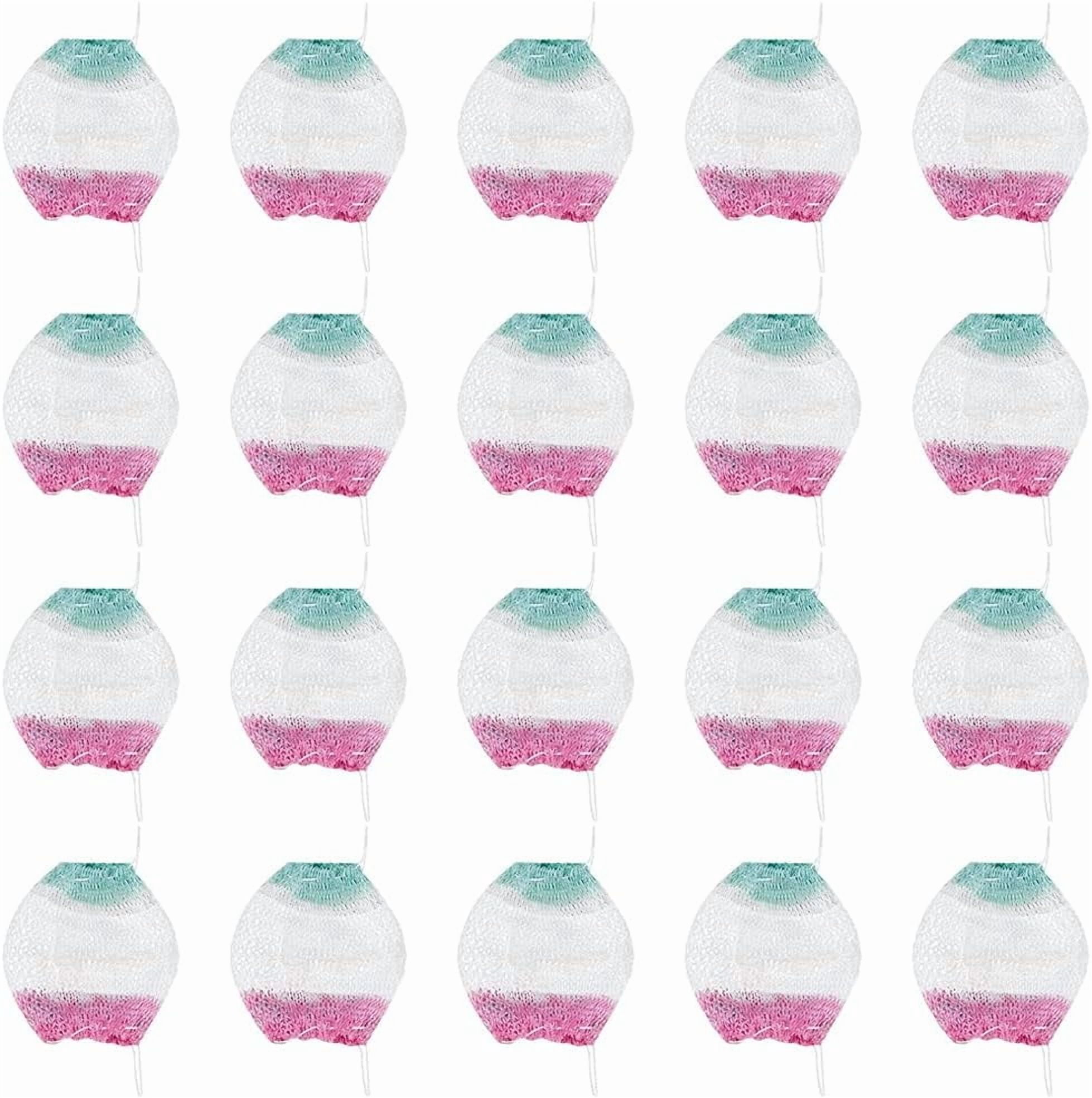 1Set 20Pcs Rayon Lamp Shade Flat Round Hot Pink 90x3mm - Walmart.com