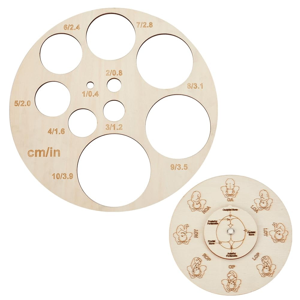 1Set 2Pcs Cervical Dilation Board Midwife Fetal Position Tool with Inch ...