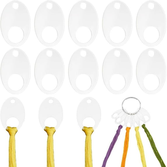 1Set 3 Bags Acrylic Thread Winding Boards for Stitch Embroidery Cotton ...
