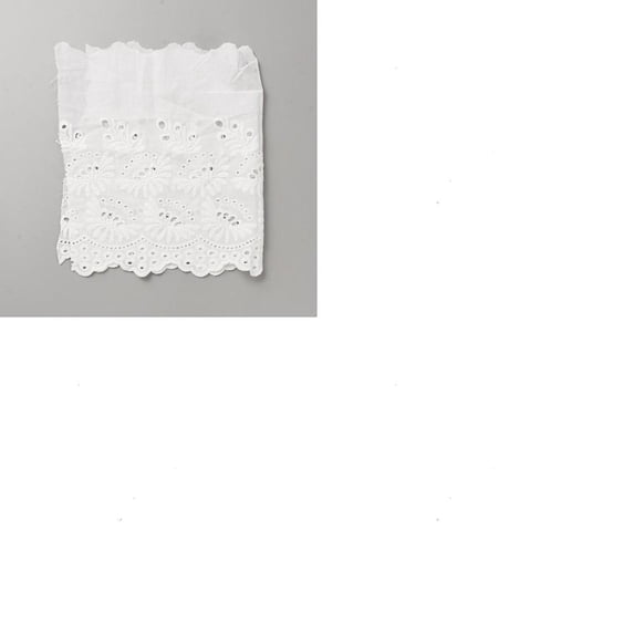1Set 3 Yards Cotton Embroidered Wavy Edge Flower Pattern Trimming ...