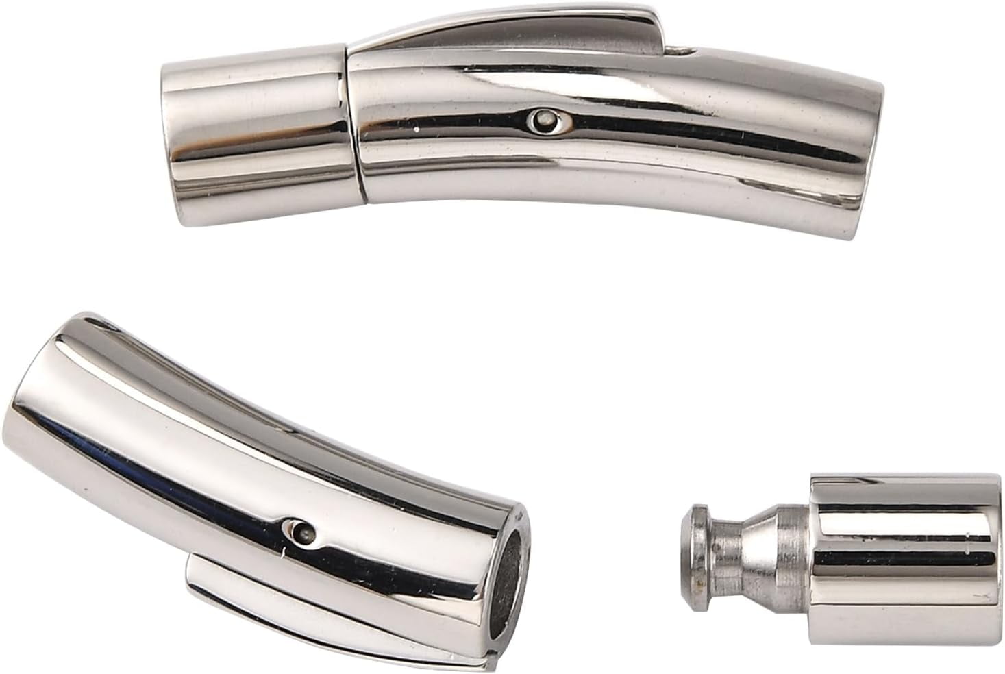 1Set 304 Stainless Steel Bayonet Clasps Column Push Clasps Stainless ...