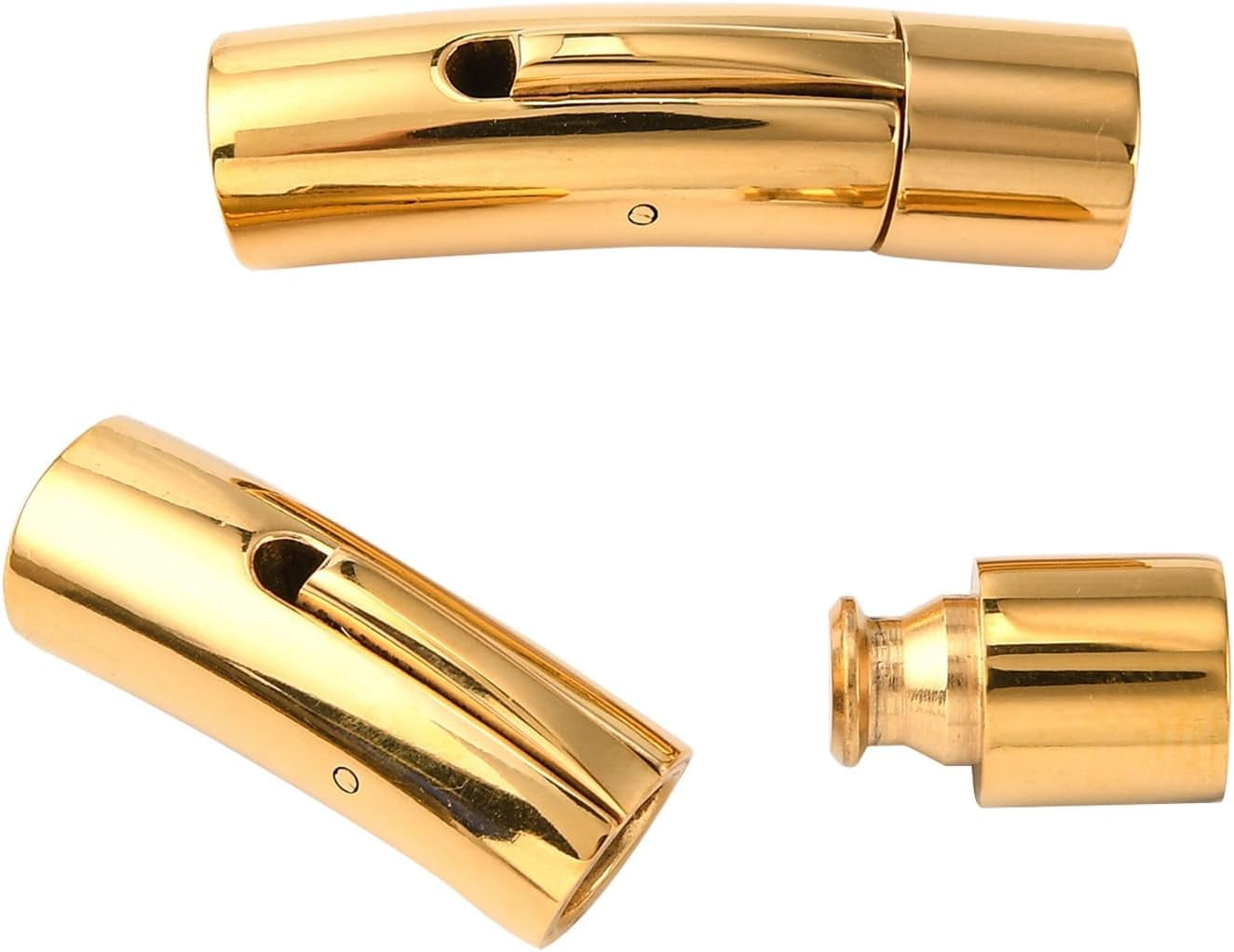 1Set 304 Stainless Steel Bayonet Clasps Golden Bayonet Clasps ...