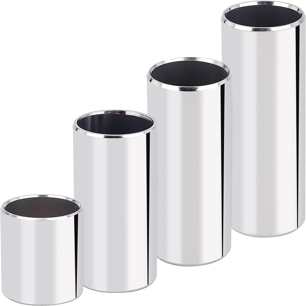 1Set 304 Stainless Steel Fingerstalls Set Guitar Accessories Column ...