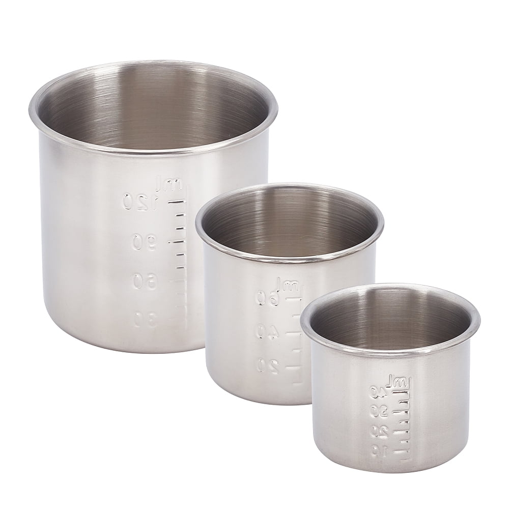 1Set 304 Stainless Steel Measuring Cups with Containing Mark Column ...