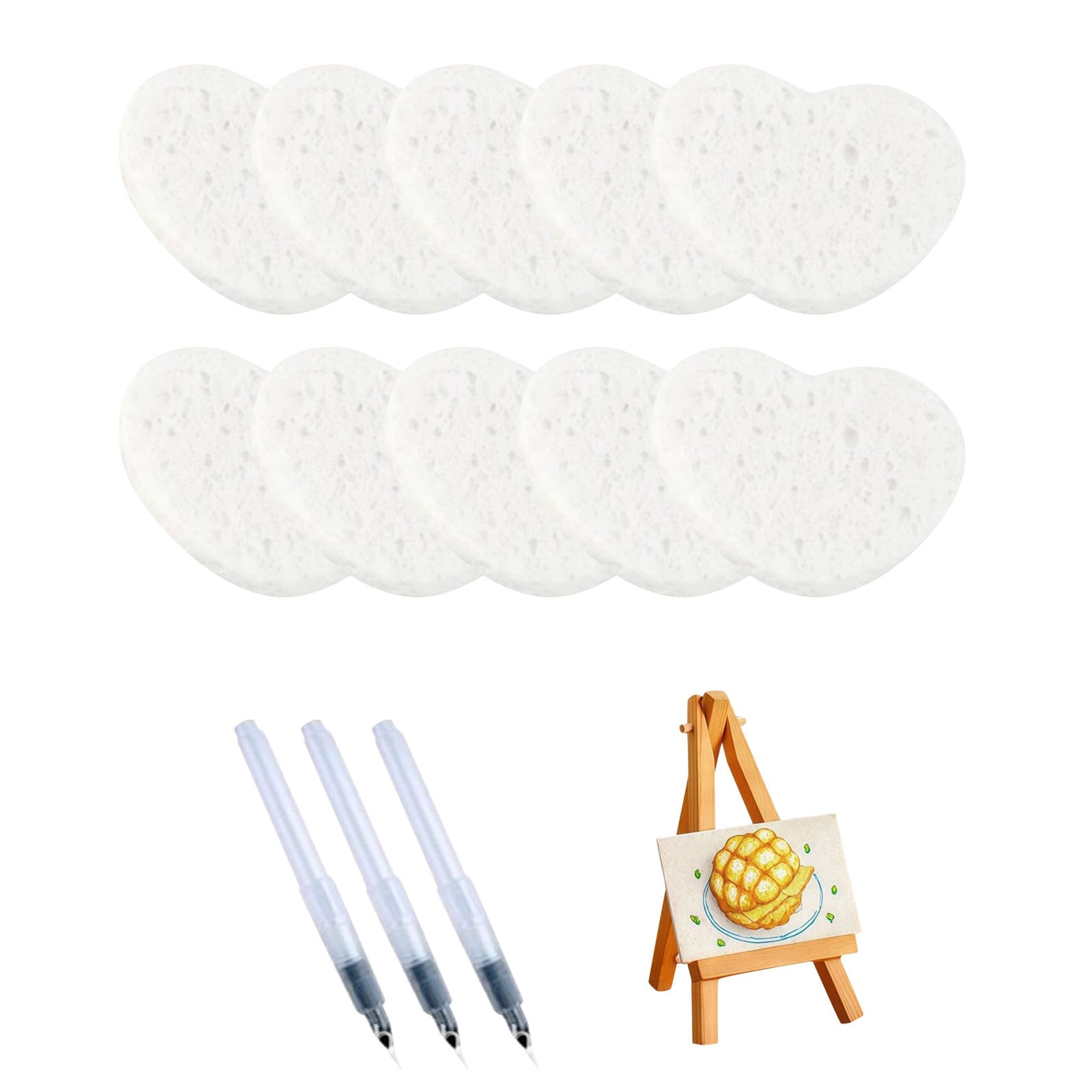 1Set 30ml Foam Puffy Painting Paper, Texture 3D Drawing Sponge, Blank ...