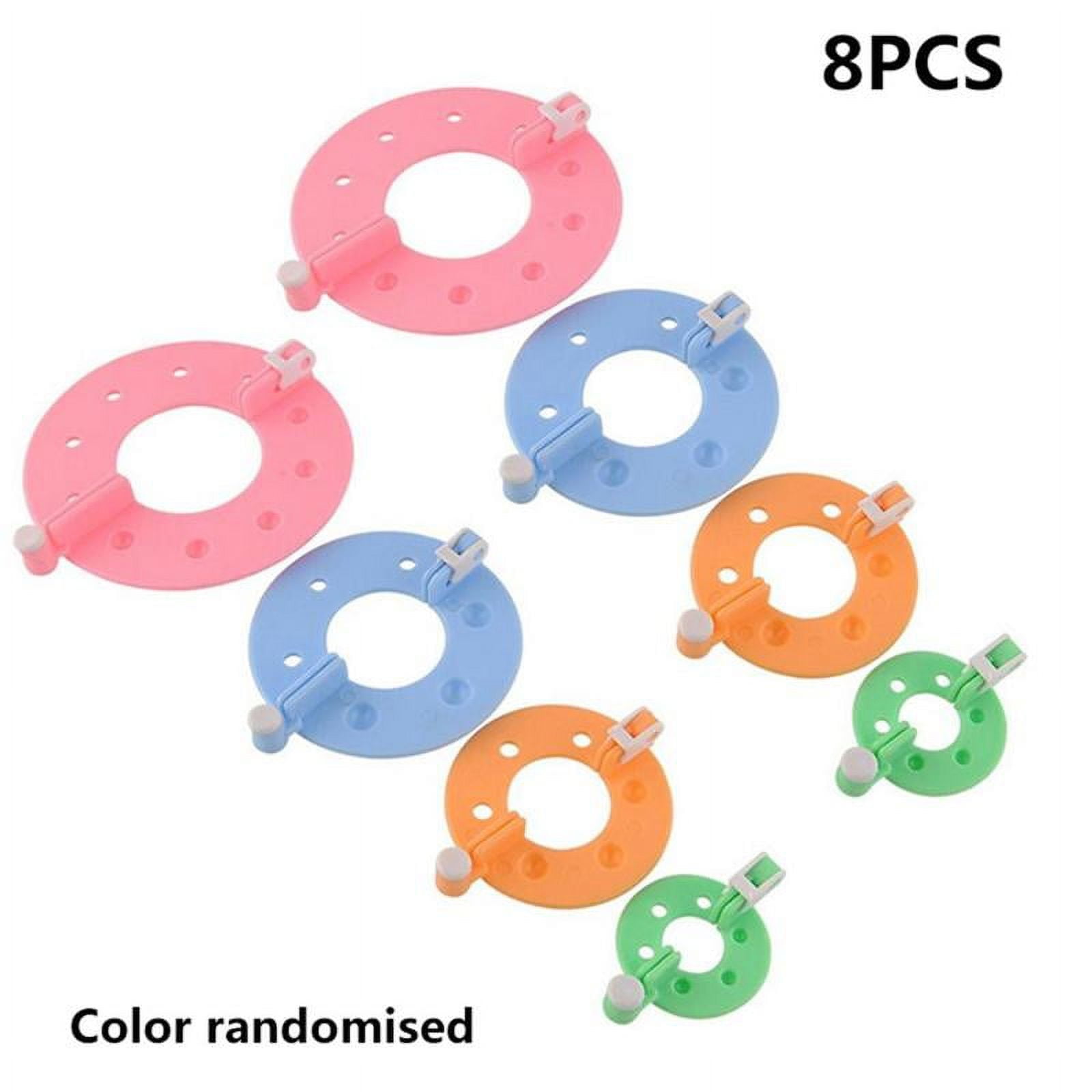 1Set 4 Sizes Sewing Tools Pompon Set Plastic Pom Pom Maker Clover Fluff ...