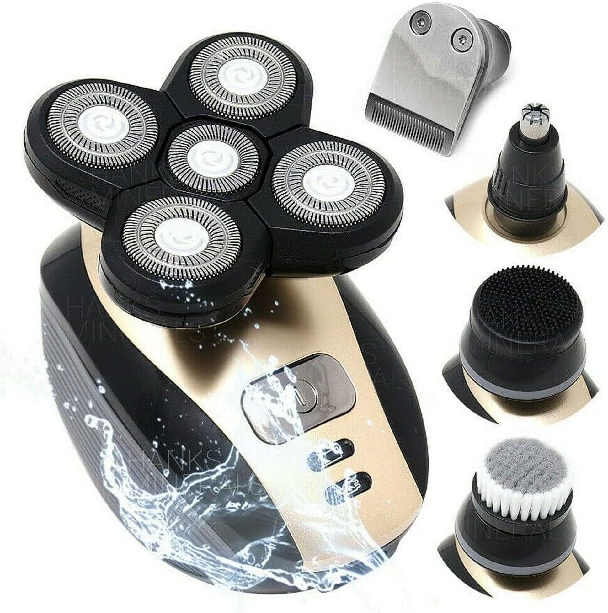 1Set 4D Rotary Electric Shaver ,Rechargeable Bald Head Shaver ,Beard ...