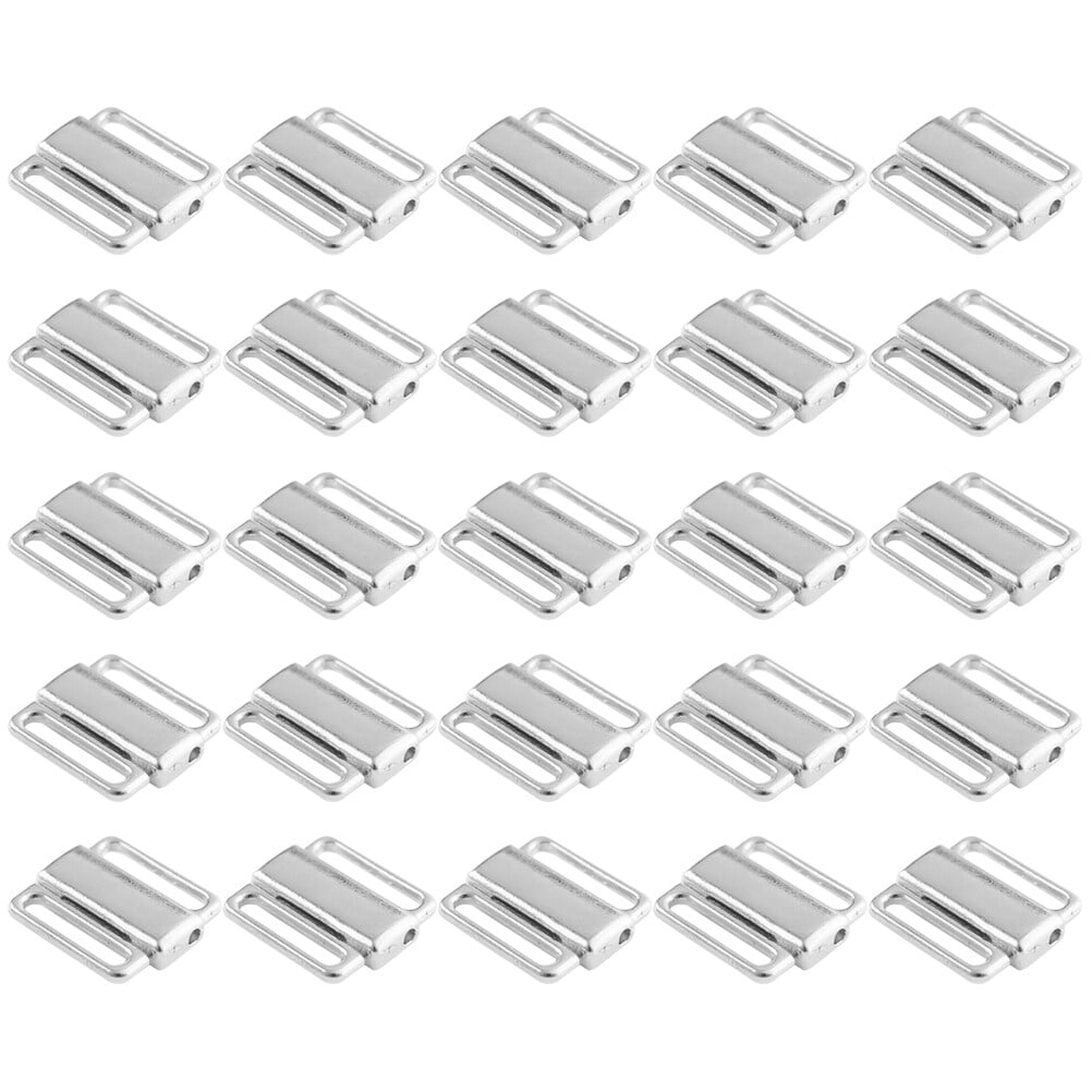 1Set 50Pcs Bra Shoulder Strap Buckles Bra Strap Anti-Slip Bra Clip Hook ...