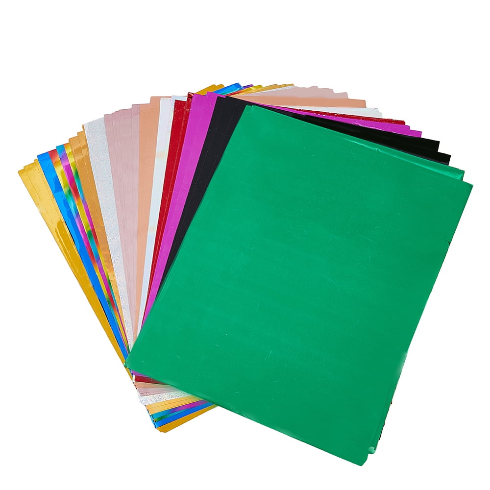 1Set 60 Sheets 12 Colors A4 Hot Stamping Foil Paper Transfer Foil Paper ...