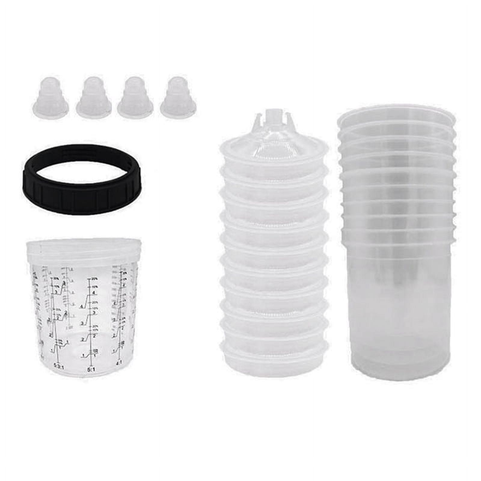 1Set 600CC Disposable Paint Cup Spray Cup Paint Mixing Tank Type H/O ...