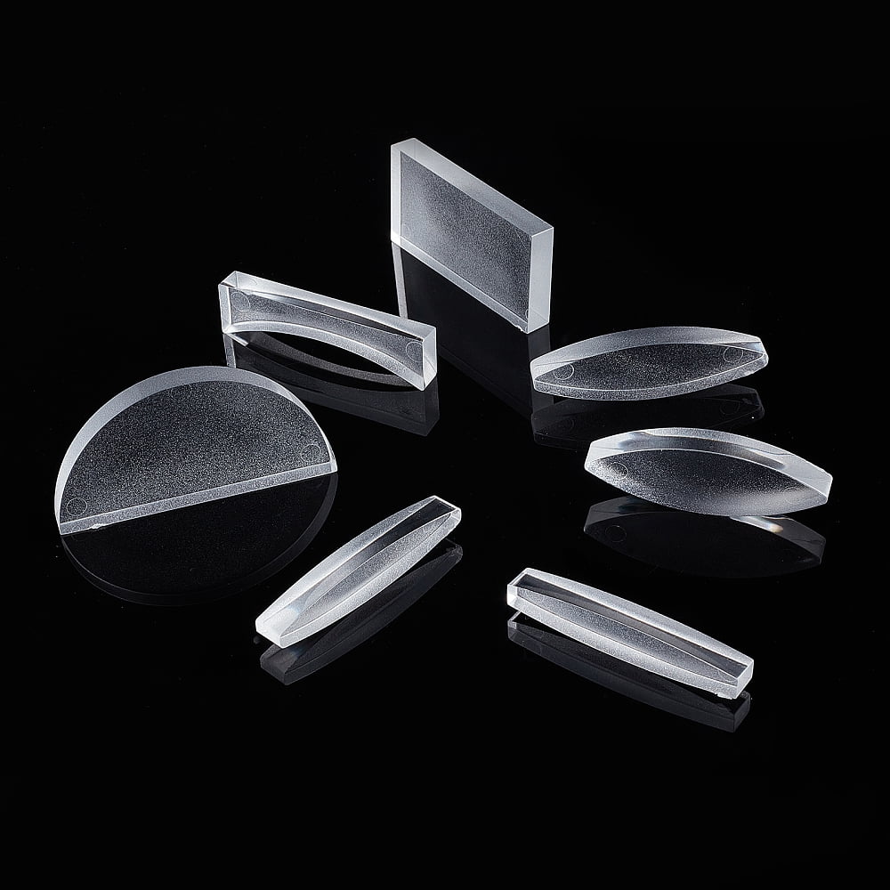 1Set 7 Pcs Physical Optical Experiment Set Acrylic Optical Lens and ...