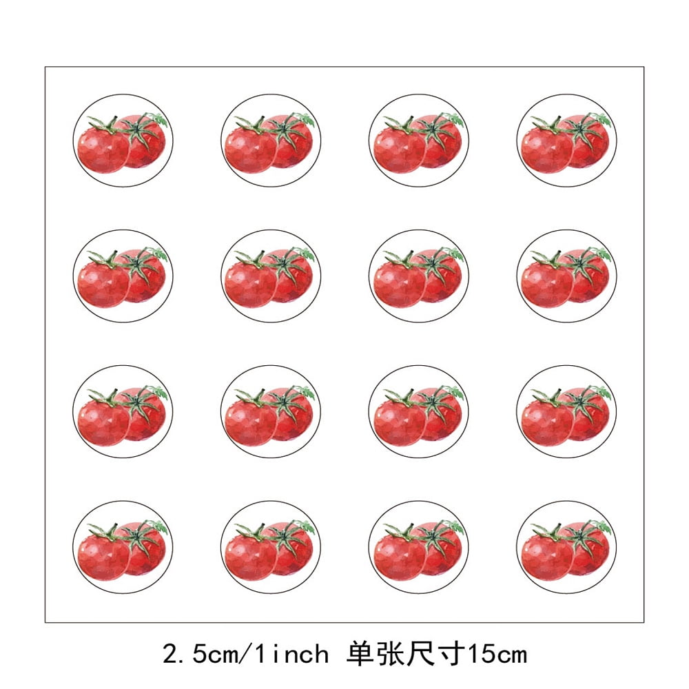 1Set 8Pcs Plastic Waterproof Self-Adhesive Picture Stickers Round Dot ...