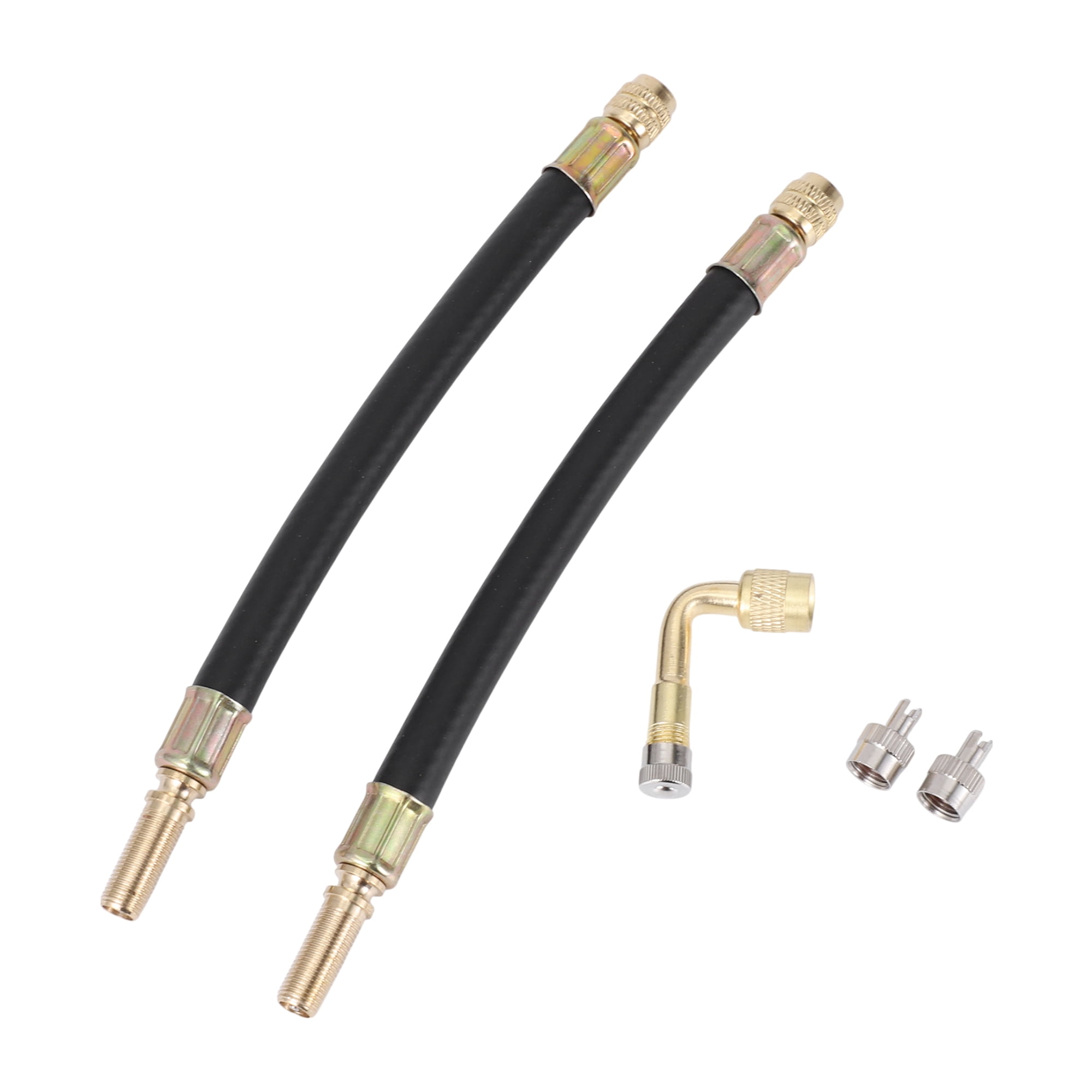 1Set 90 Degrees Copper Tire Valve Extension with Flexible Plastic 180mm ...