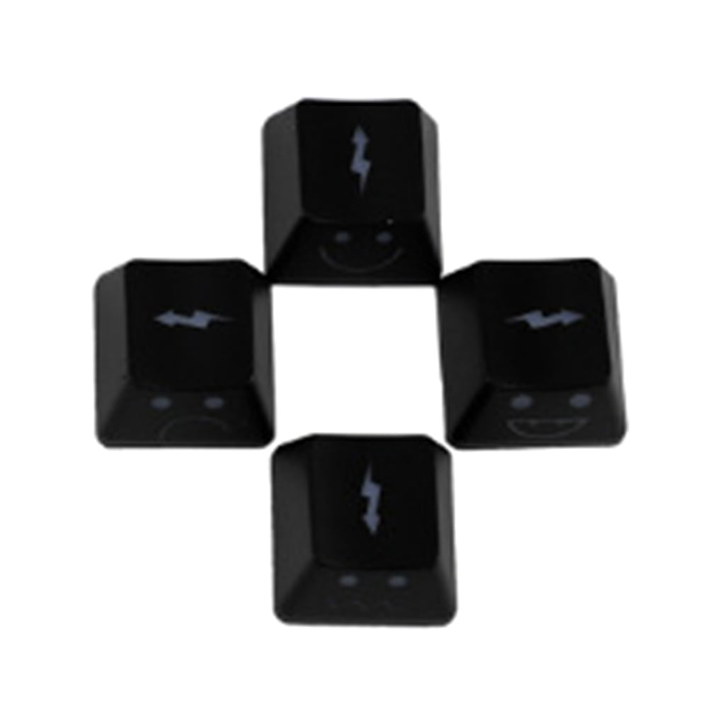 1Set ABS Keycaps Transparent Keycap Gaming Keyboard Caps WASD/Direction ...