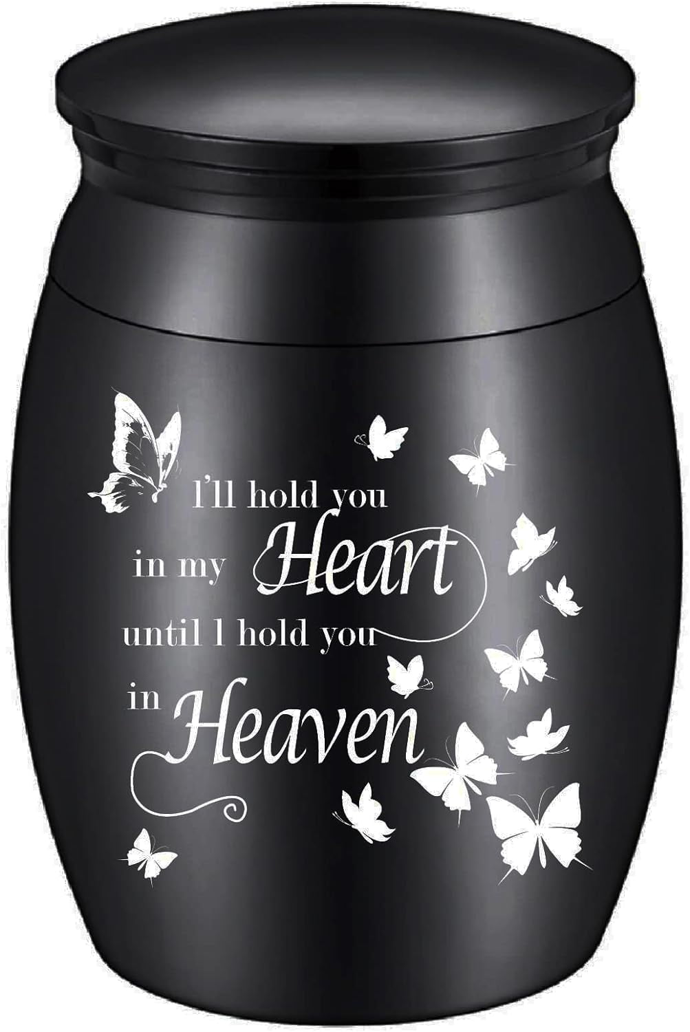 1Set Alloy Cremation Urn Kit with Disposable Flatware Spoons Silver ...