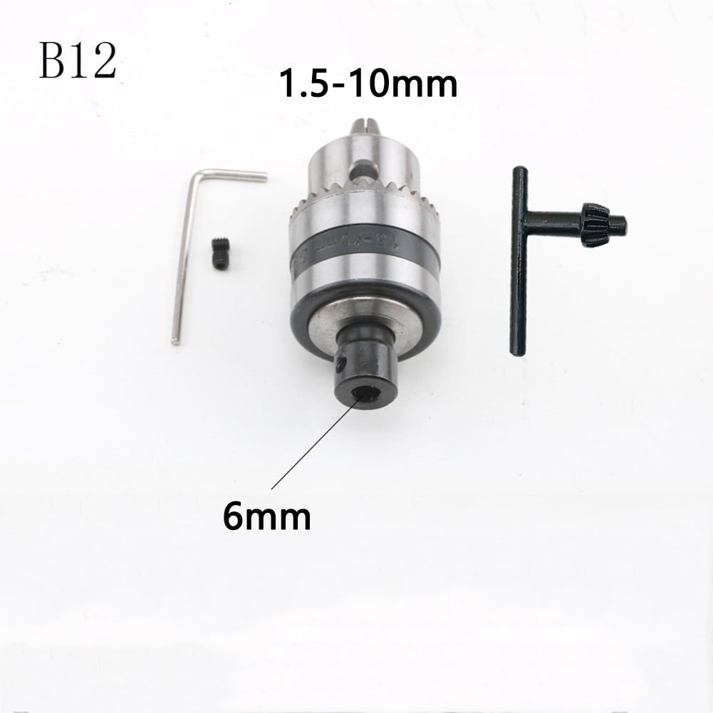 1Set B12 Drill Chuck With Wrench Clamping Range1.5-10mm CNC Machine ...