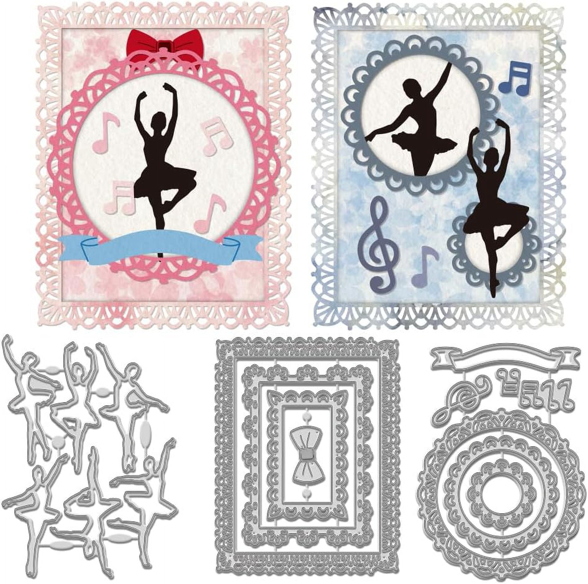 1Set Ballet Dancer Metal Cutting Die Elegant Dance Lady Carbon Steel ...