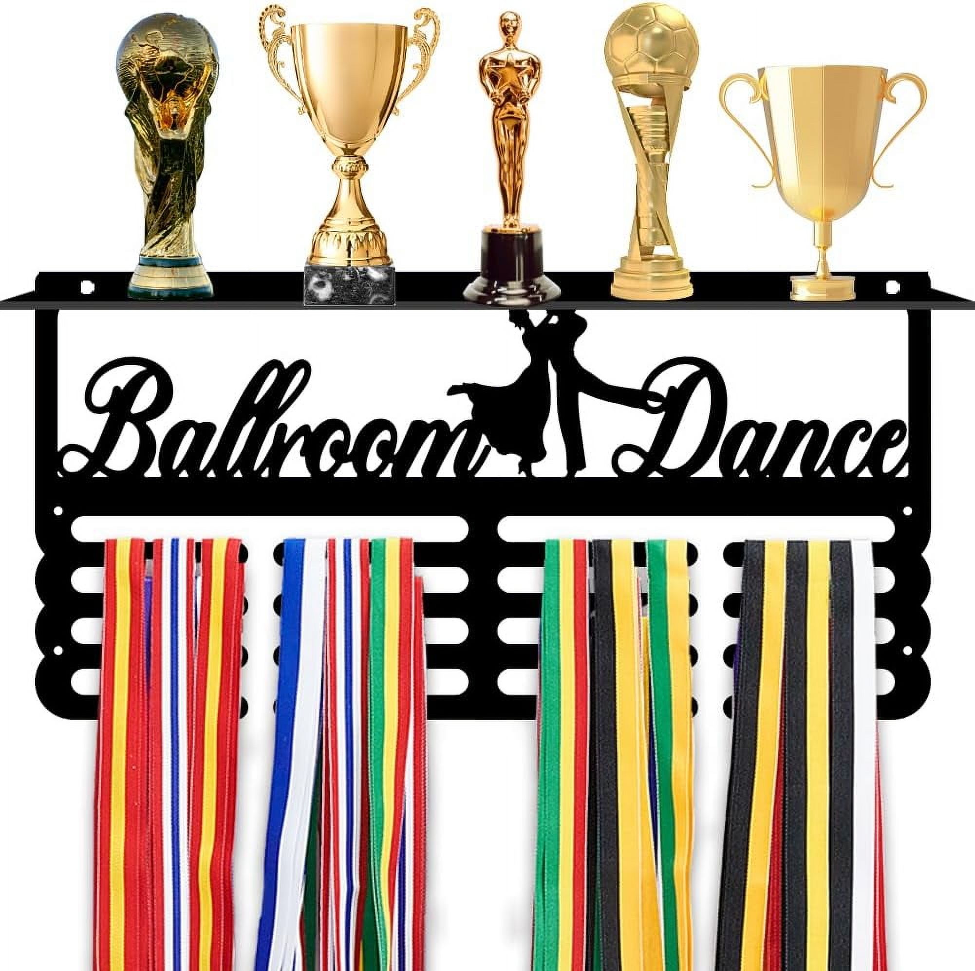 1Set Ballroom Dance Medal and Trophy Display Rack with Hook Medal ...