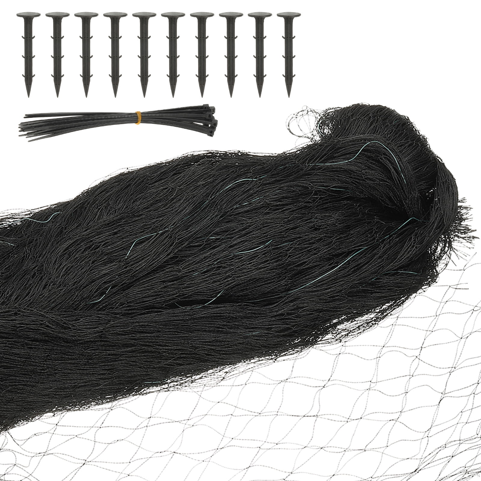 1Set Bird Netting for Chicken Coop 25 x 25 Feet Garden Netting with 0.8 ...