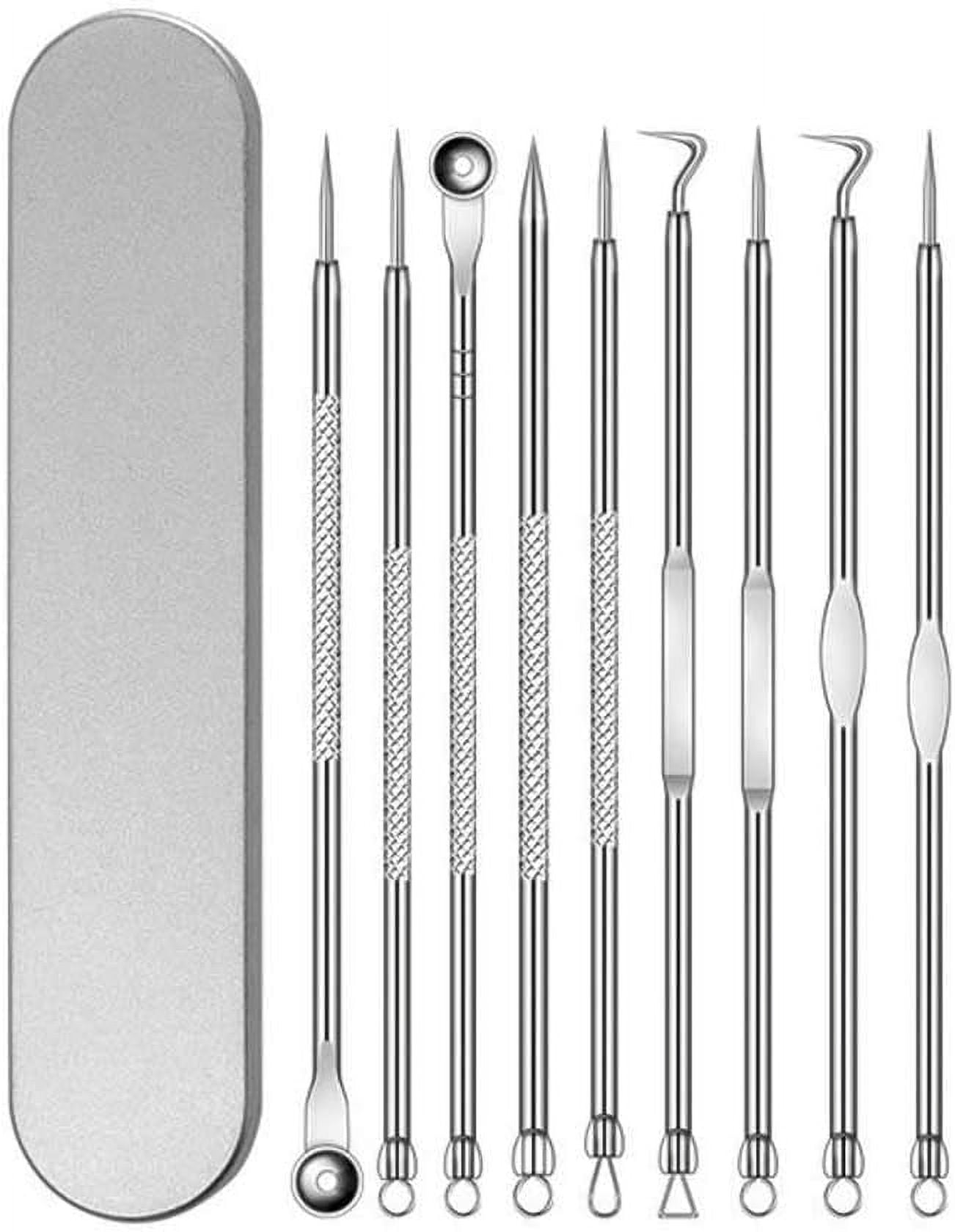 1Set Blackhead Remover Pimple Popper Tool Kit,Professional Stainless ...