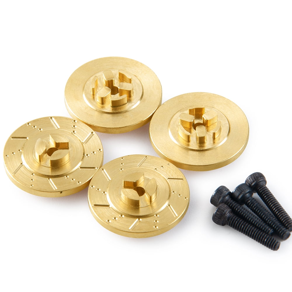 1Set Brass Steering Knuckles Blocks Wheel Hub Counterweight Coupler for ...