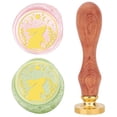 1Set Brass Wax Seal Stamp with Wood Handle for DIY Scrapbooking Rabbit ...