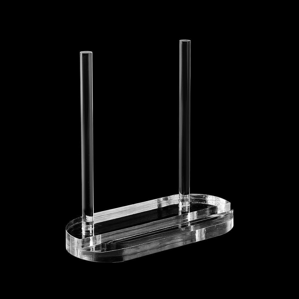 1Set Clear Acrylic Book Stand Tabletop Card Display Stand Book Stands ...