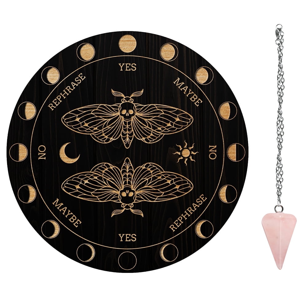 1Set DIY Dowsing Divination Makign Kit Including PVC Plastic Pendulum ...