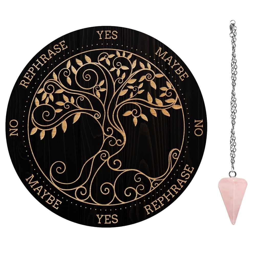 1Set DIY Dowsing Divination Makign Kit Including PVC Plastic Pendulum ...